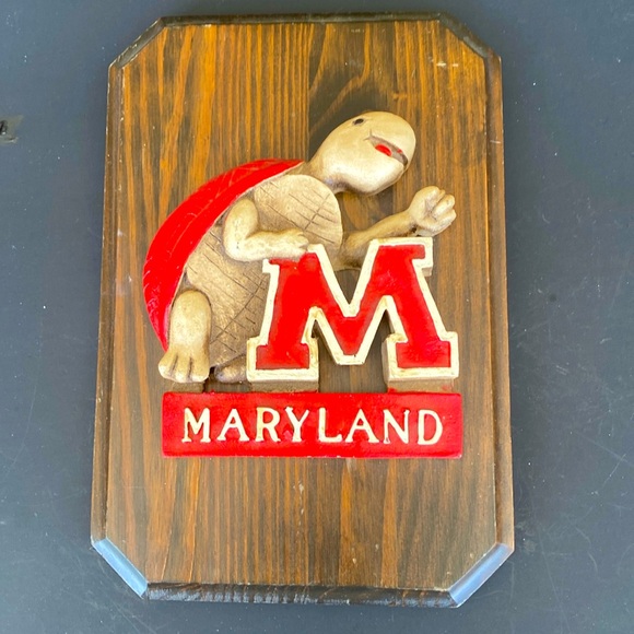 Wall Decor | University Of Maryland Plaque | Poshmark